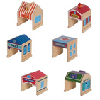 Community Buildings (6 pc) — ChildTherapyToys