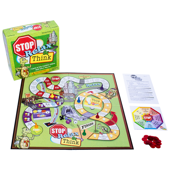 The Stop, Relax, and Think Board Game – ChildTherapyToys