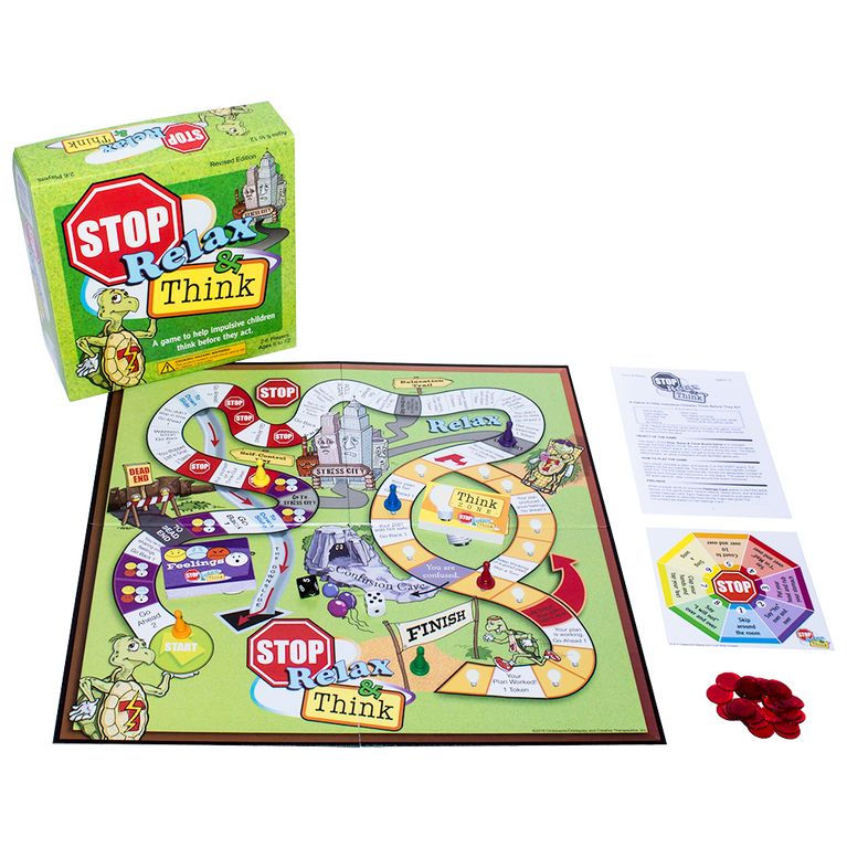 The Stop, Relax, and Think Board Game – ChildTherapyToys