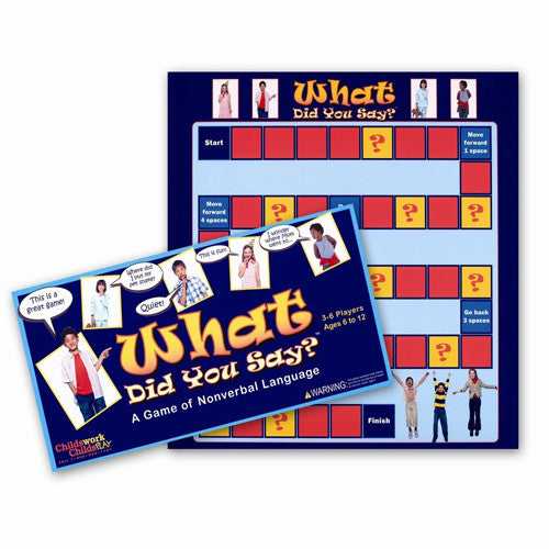 What Did You Say? A Game of Nonverbal Language — ChildTherapyToys